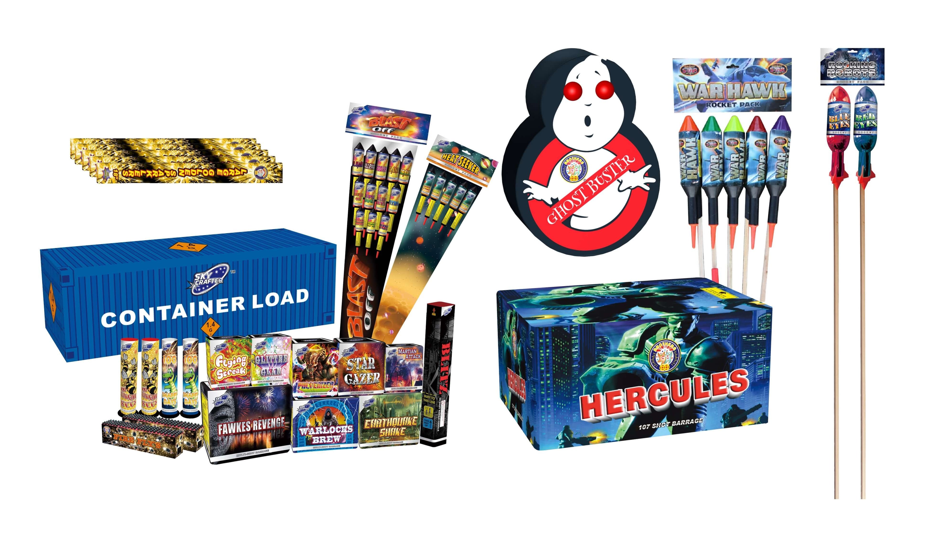 HEAVY WEIGHT FIREWORKS PACK | BIG FIREWORKS | GARDEN FIREWORKS ...