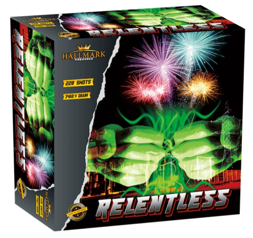RELENTLESS FIREWORK | HALLMARK FIREWORKS | LOUD FIREWORKS — Fireworks ...